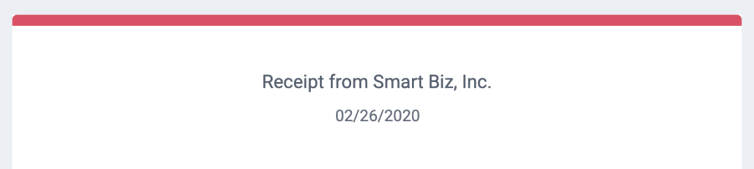 Collect for Stripe | Custom Receipts